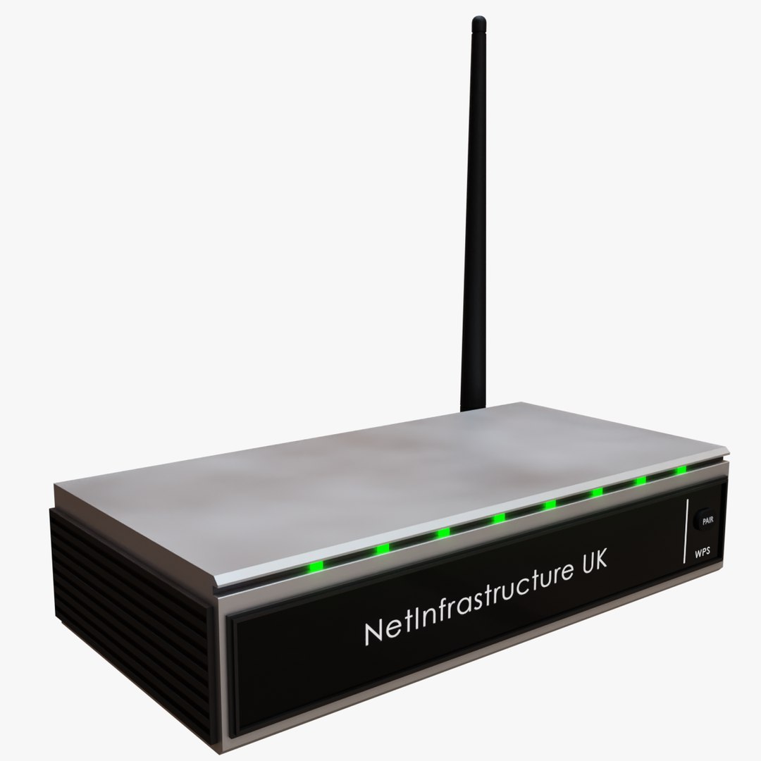 Wifi wireless router 3D model - TurboSquid 1682399