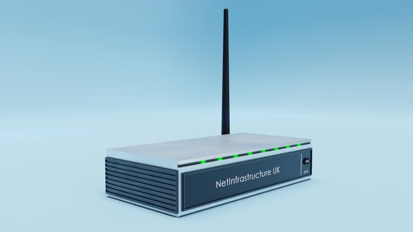 Wifi wireless router 3D model - TurboSquid 1682399