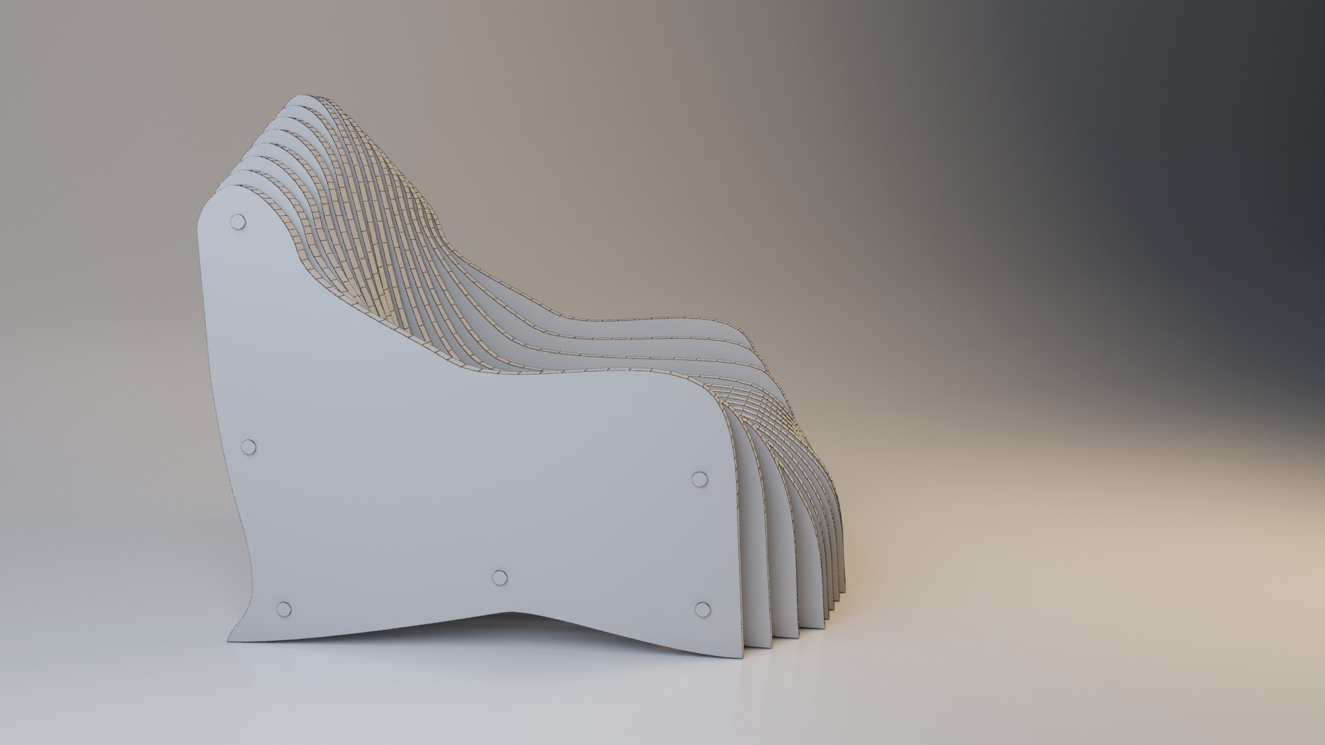 Wooden Parametric Chair 3D model 3D model - TurboSquid 1734912