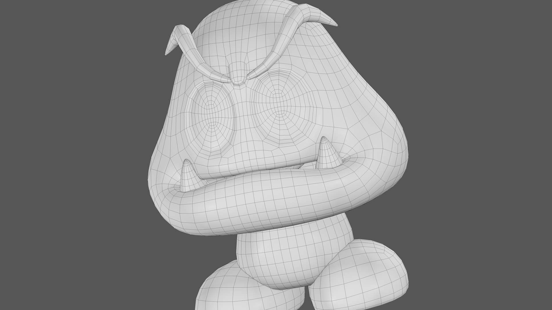 Super Mario Bros Goomba Wings 3D Model - TurboSquid 2066265