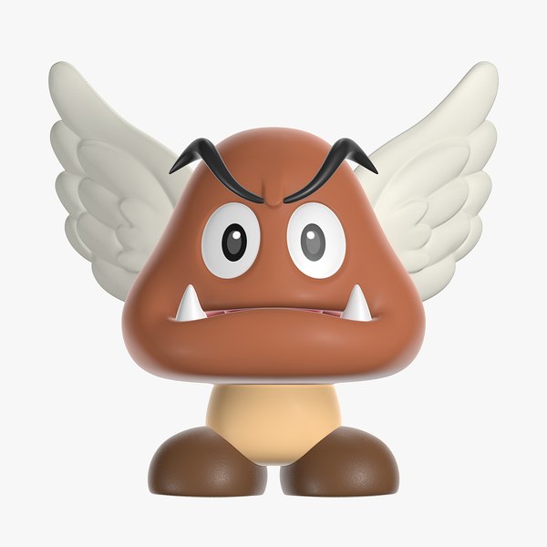 Super Mario Bros Goomba-Flügel 3D-Modell - TurboSquid 2066265