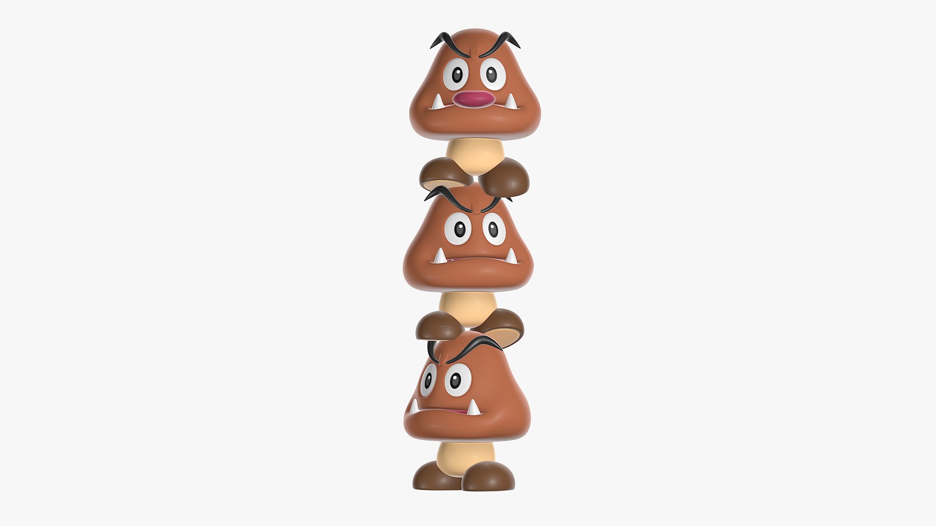 Super Mario Bros Goomba Wings 3D Model - TurboSquid 2066265