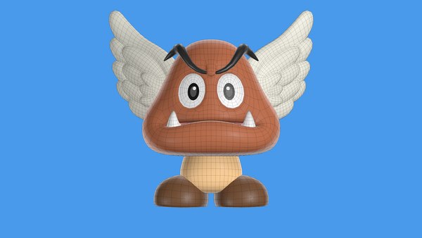 modelo 3d Alas de Goomba de Super Mario Bros. - TurboSquid 2066265