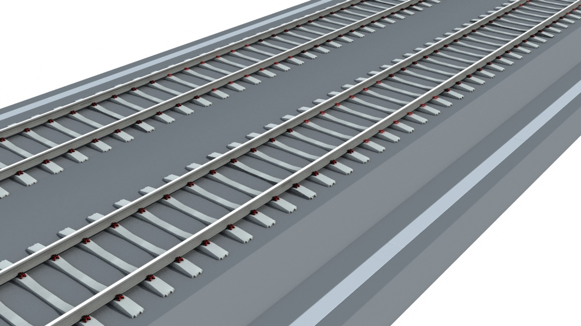 3ds Max Railway Track
