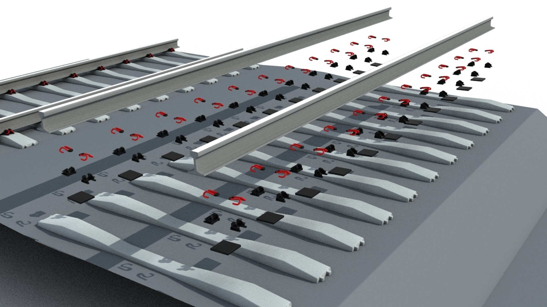 3ds Max Railway Track