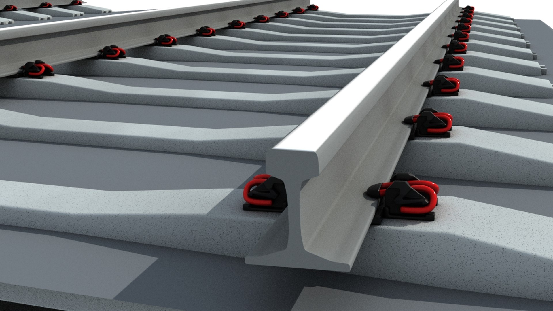 3ds Max Railway Track