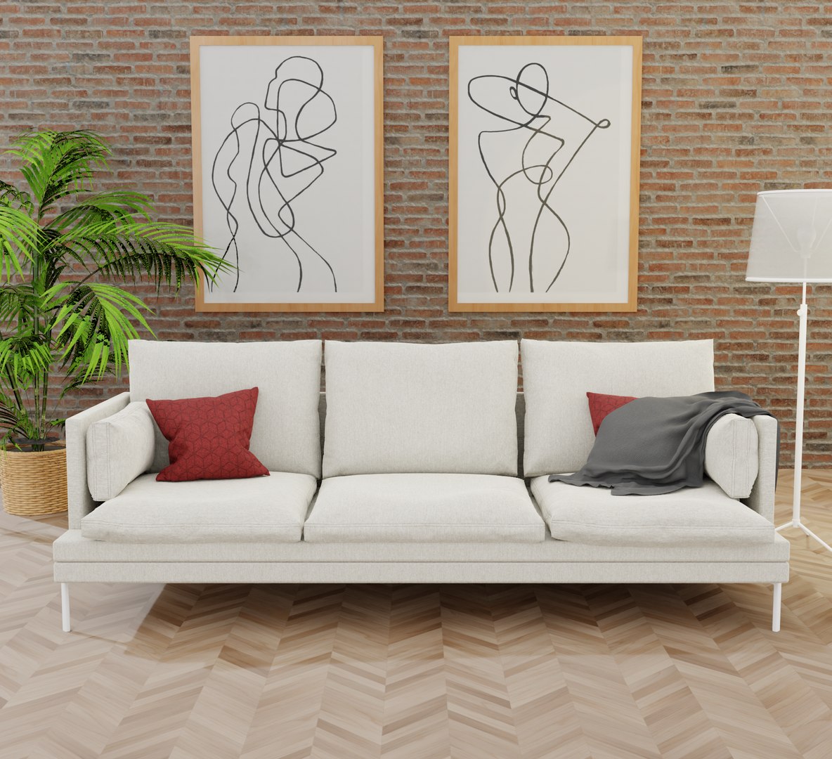 3D zanotta william couch metrica model - TurboSquid 1654659