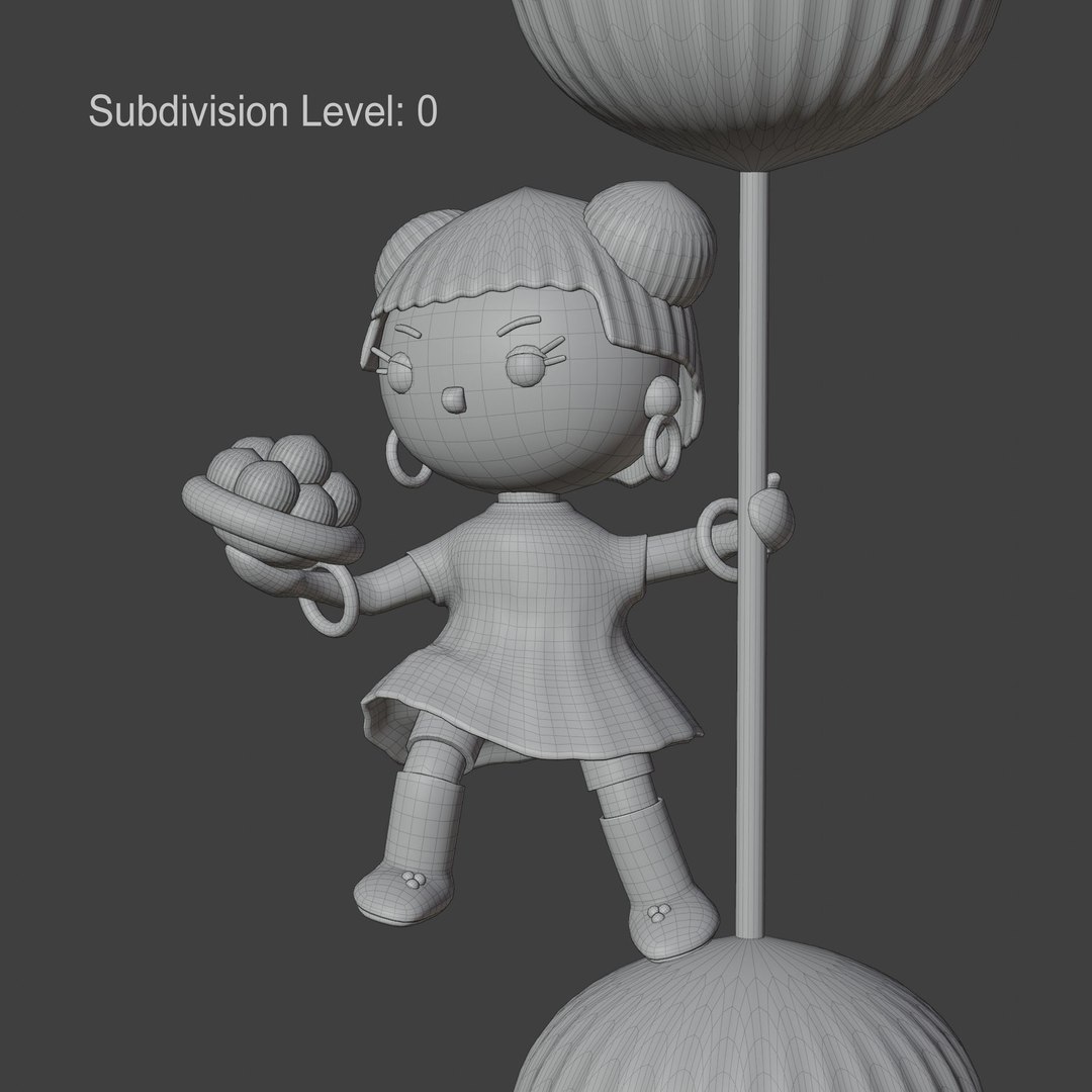 Marshmallow Girl Rigged Character Model - TurboSquid 2033772