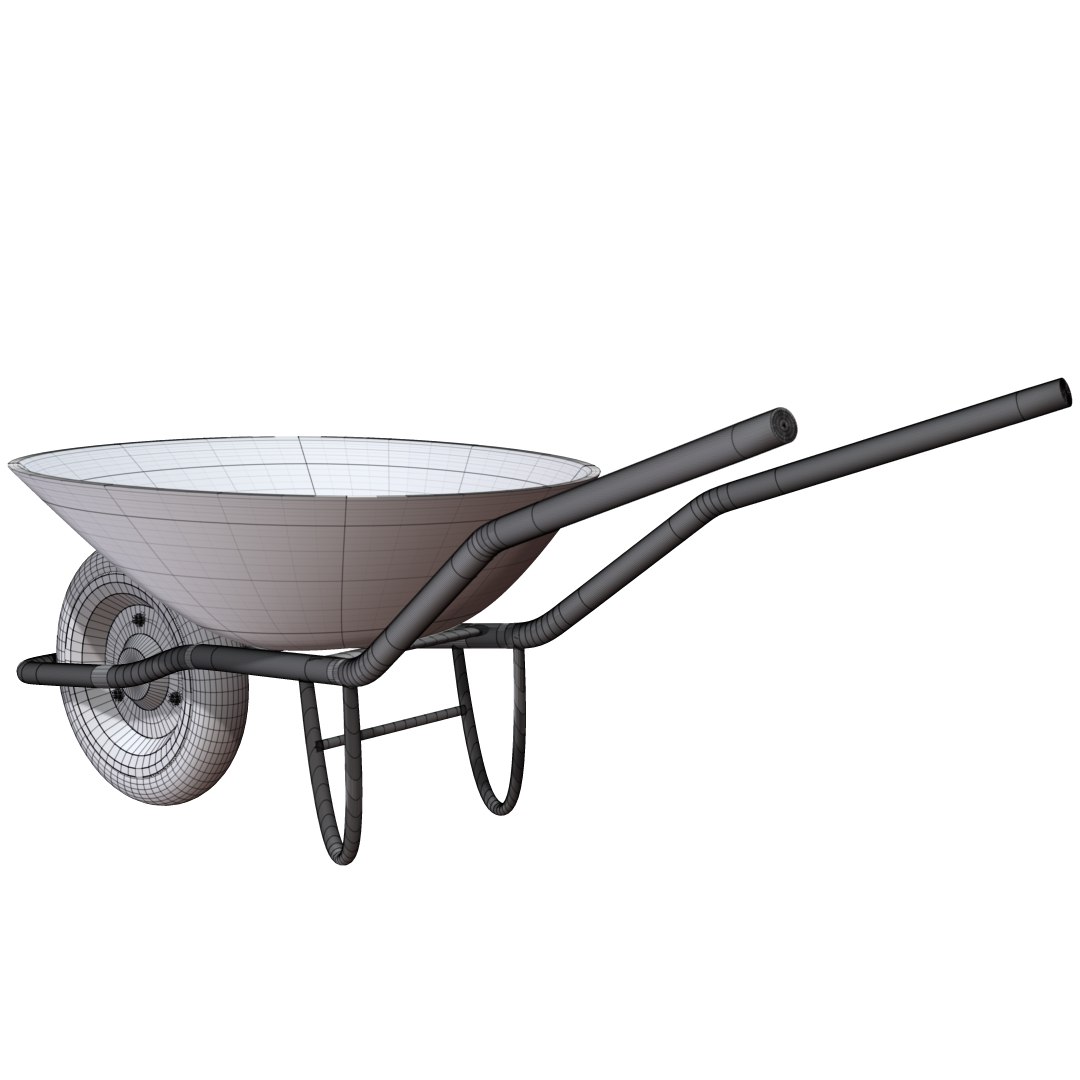 Push cart garden 3D model - TurboSquid 1294929