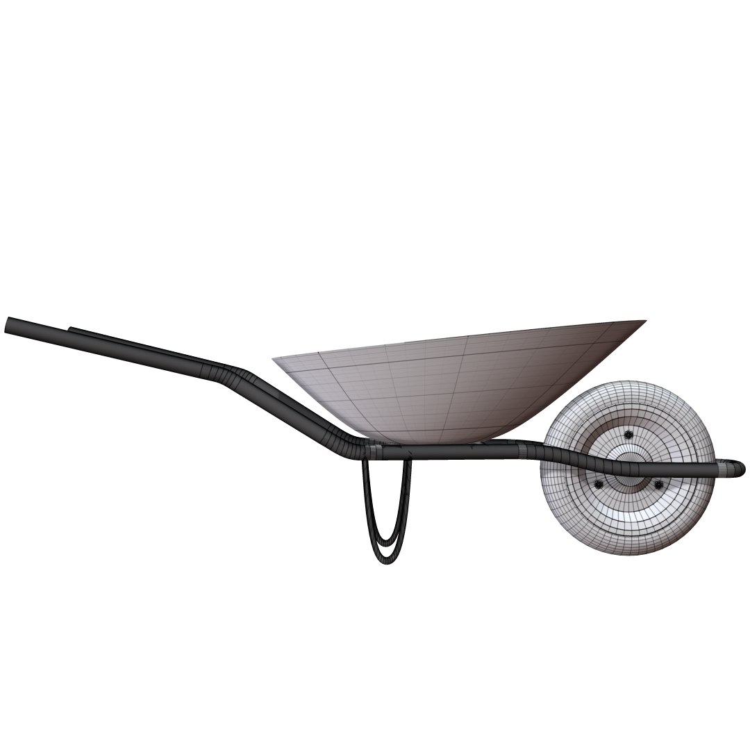 Push cart garden 3D model - TurboSquid 1294929