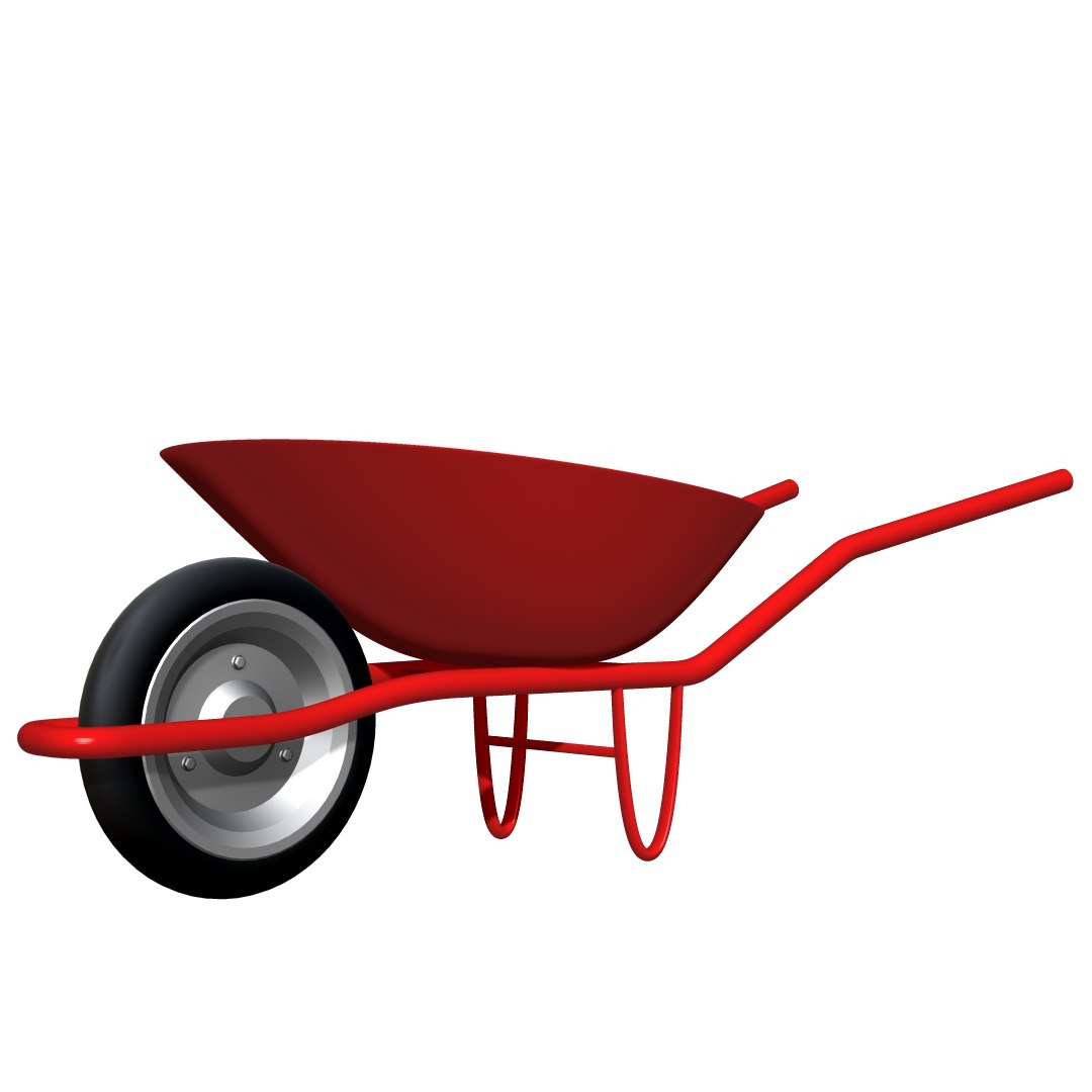 Push cart garden 3D model - TurboSquid 1294929