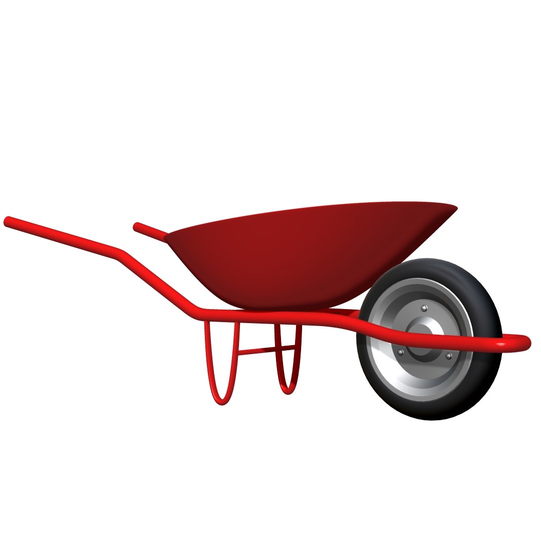 Push cart garden 3D model - TurboSquid 1294929