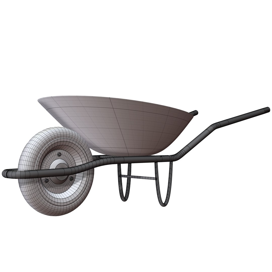 Push cart garden 3D model - TurboSquid 1294929