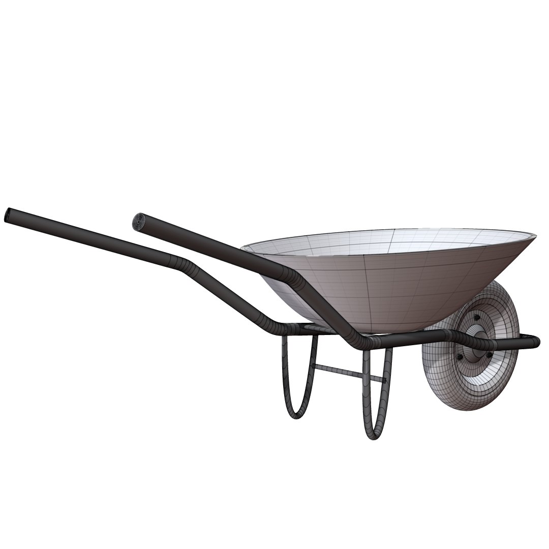 Push cart garden 3D model - TurboSquid 1294929