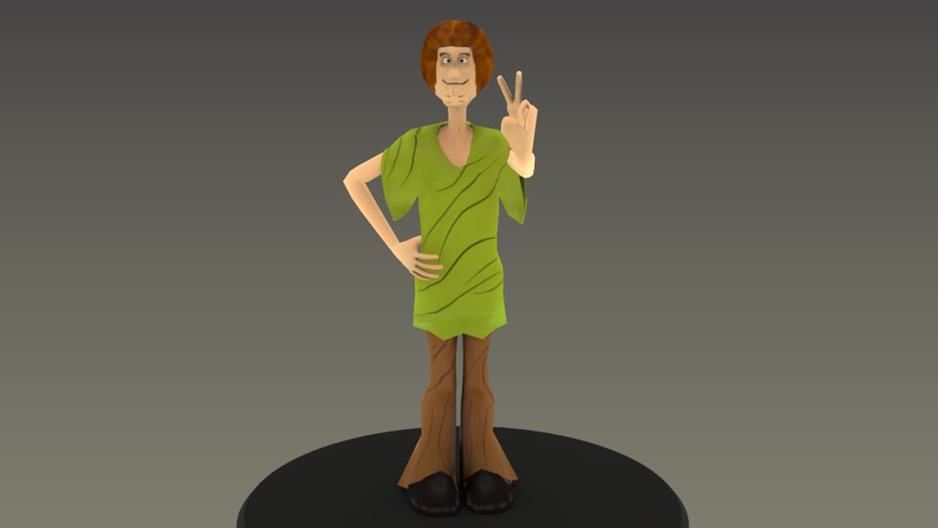 3d Shaggy Scooby Doo