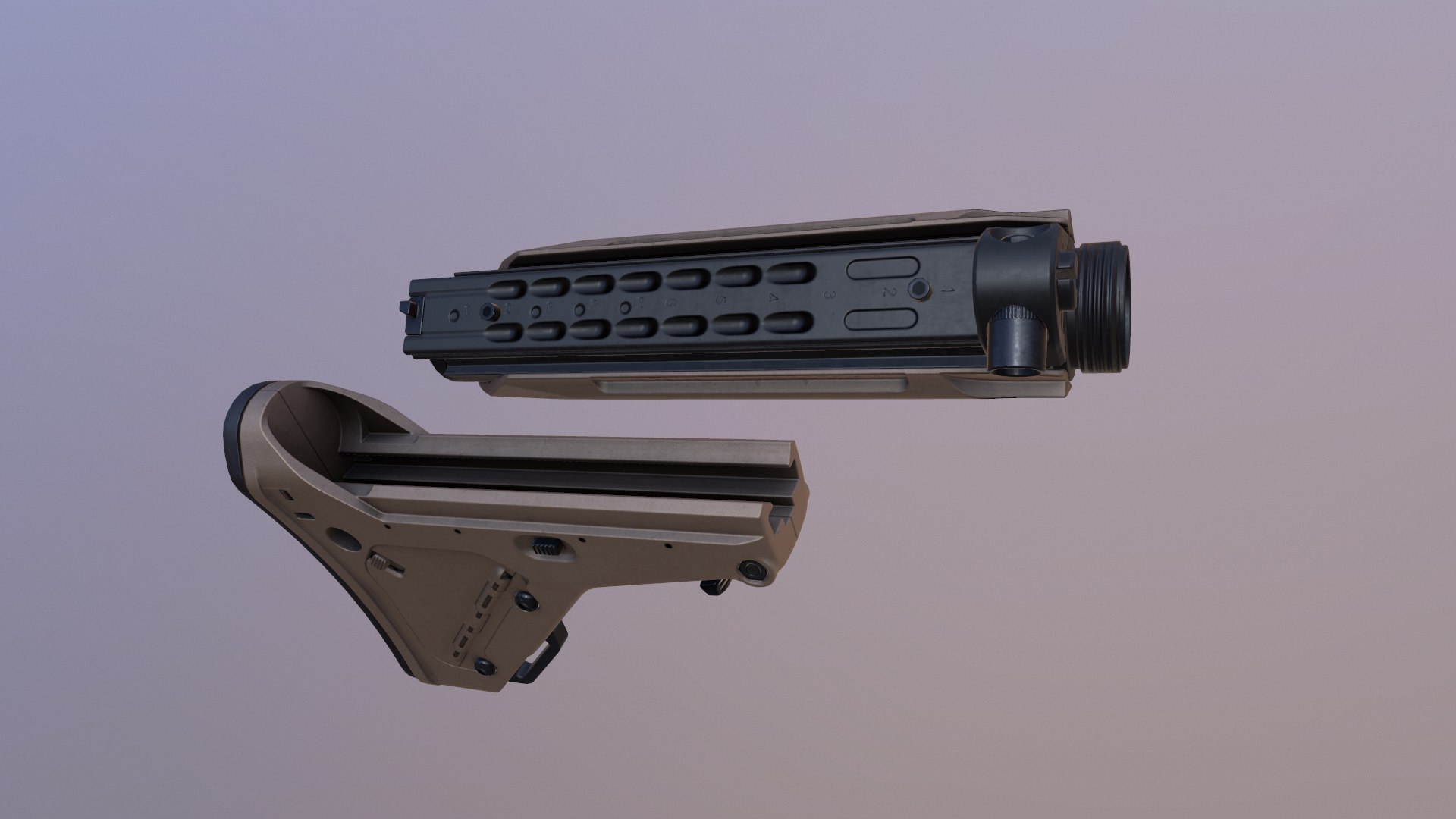 3D magpul ubr gen1 - TurboSquid 1252580