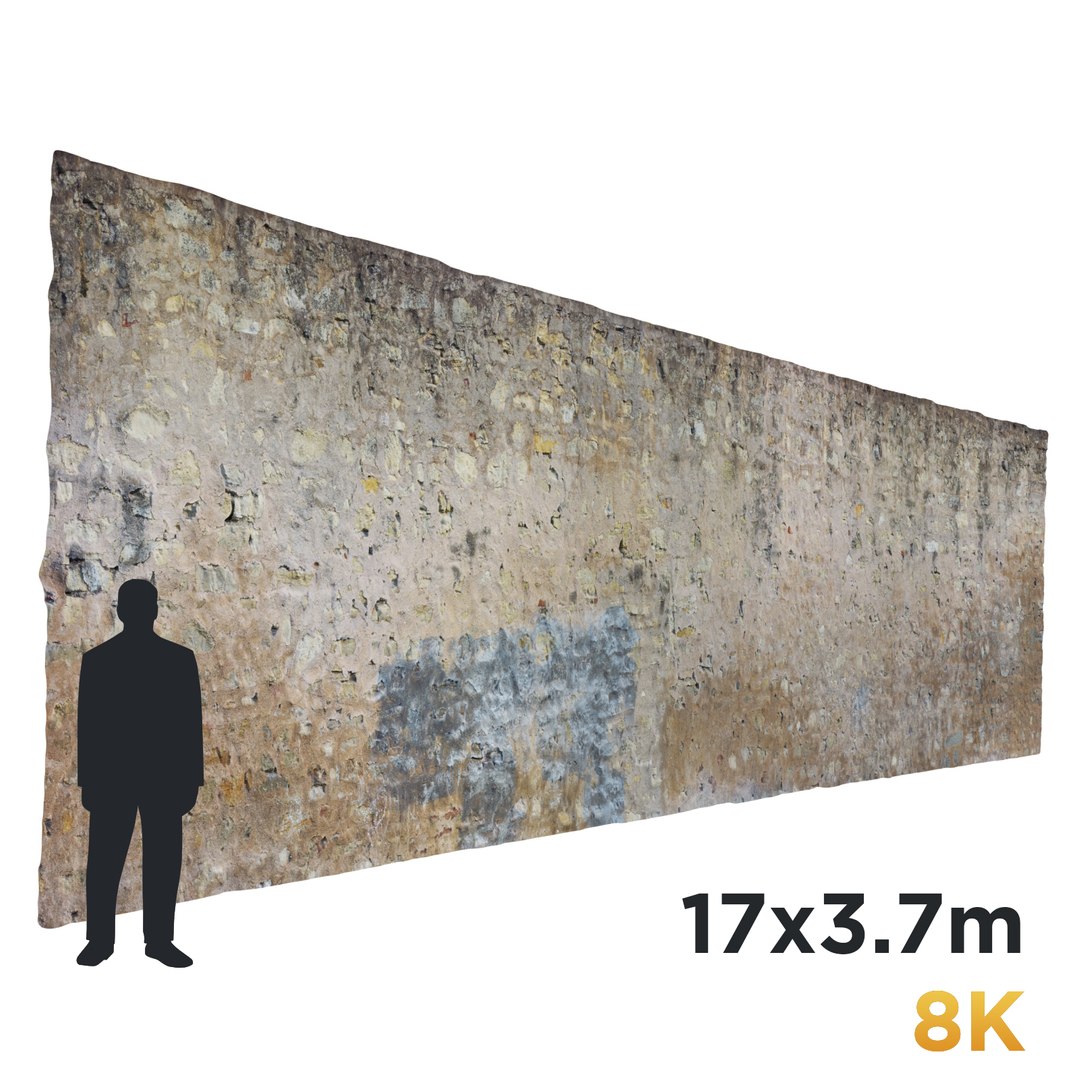 Stone Wall Scan 3D - TurboSquid 1635452