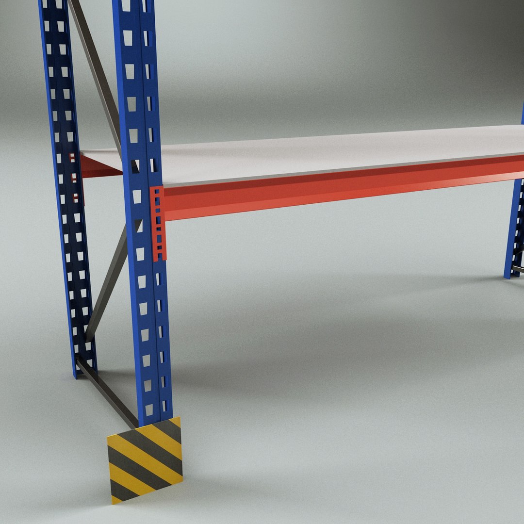 3d Warehouse Rack Model