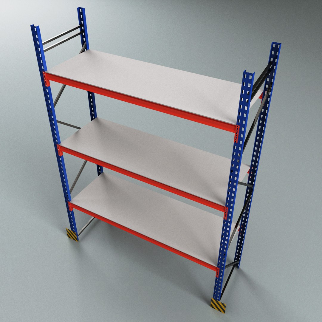3d Warehouse Rack Model