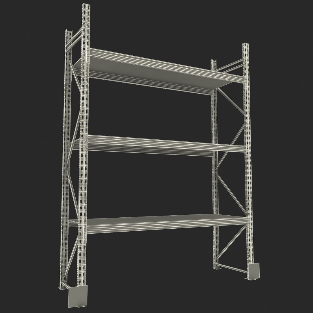 3d Warehouse Rack Model