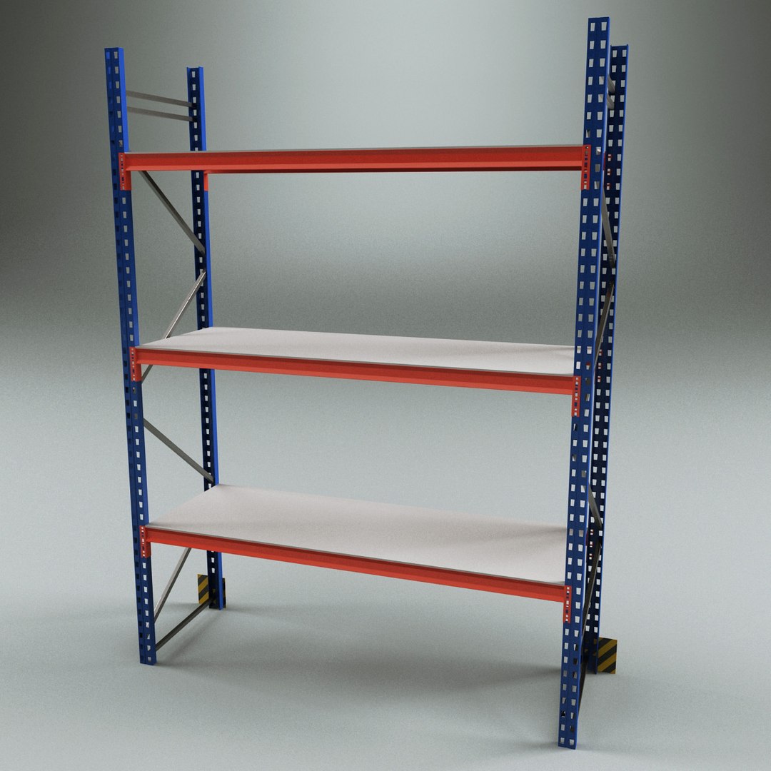 3d Warehouse Rack Model