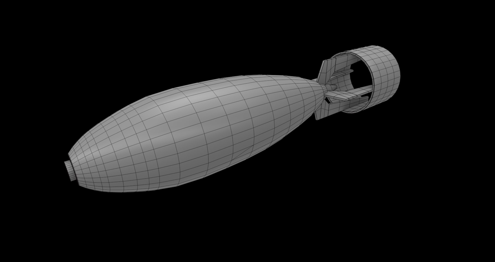 3D Military Bomb 02 Model - TurboSquid 2298843
