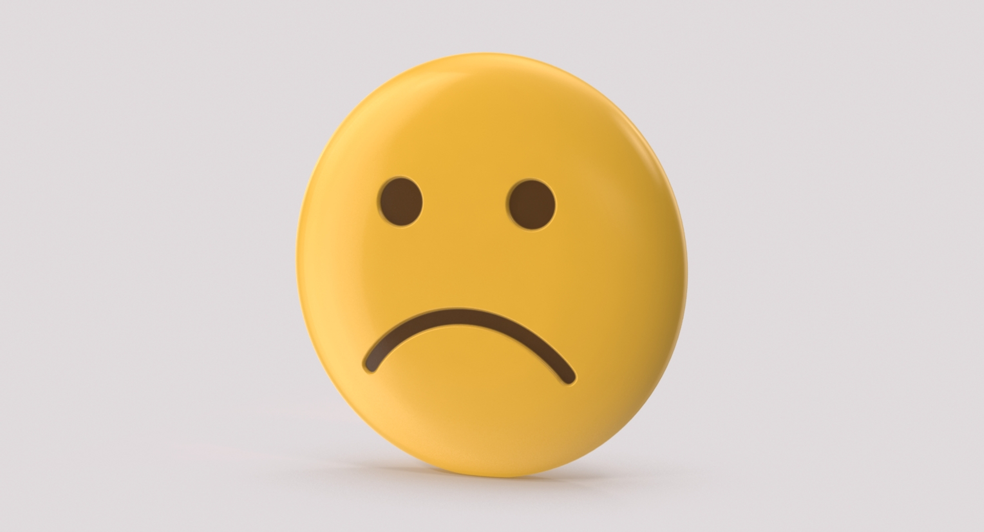 3d Model Of Sad Face