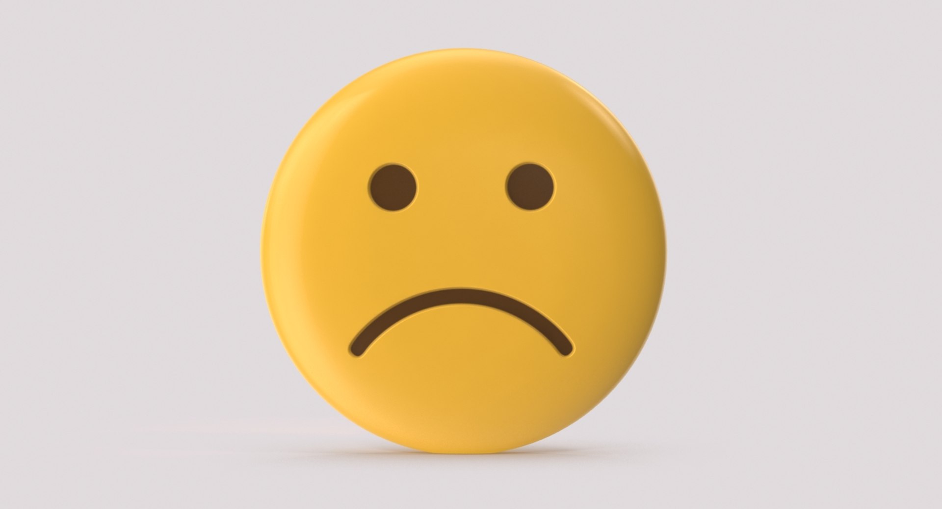 3d Model Of Sad Face