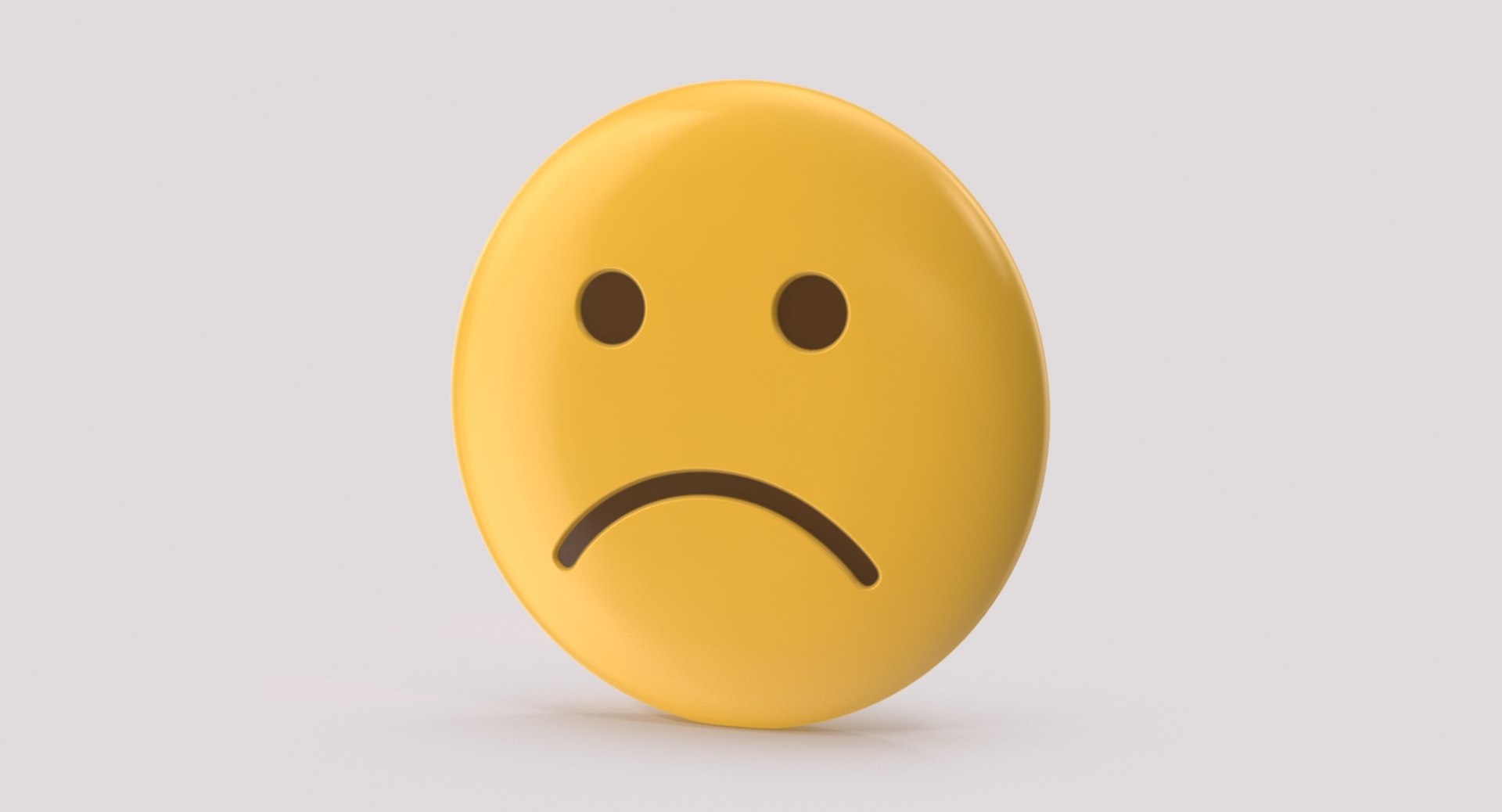 3d Model Of Sad Face