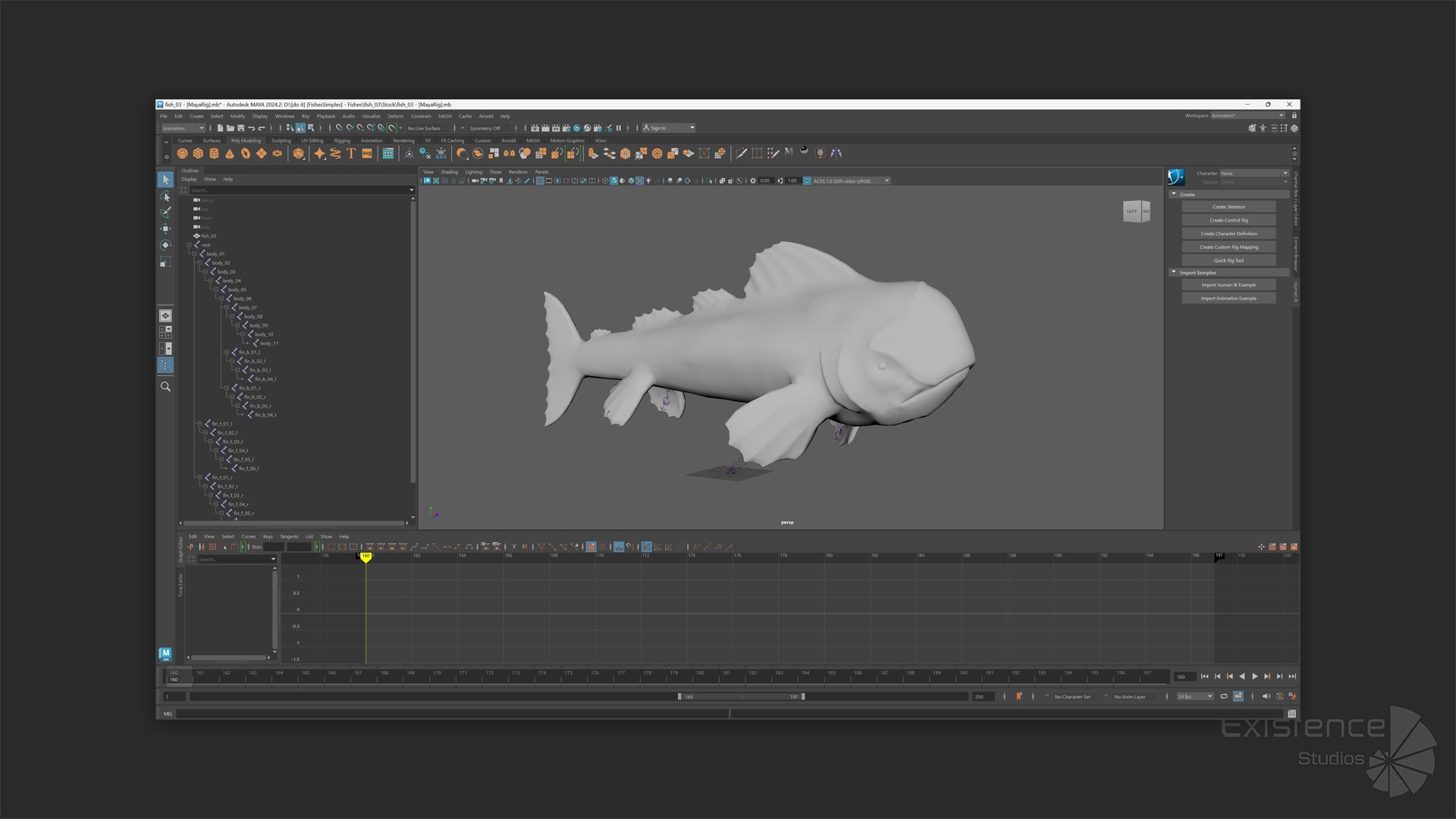 Fantasy Fish 03- Aqua Life - Underwater Creature - 30 3D Model ...