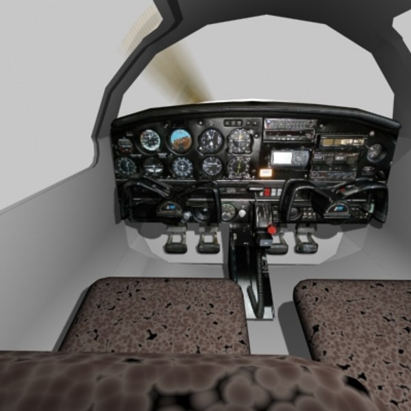 modelo 3d COCKPIT Low Poly - TurboSquid 344640