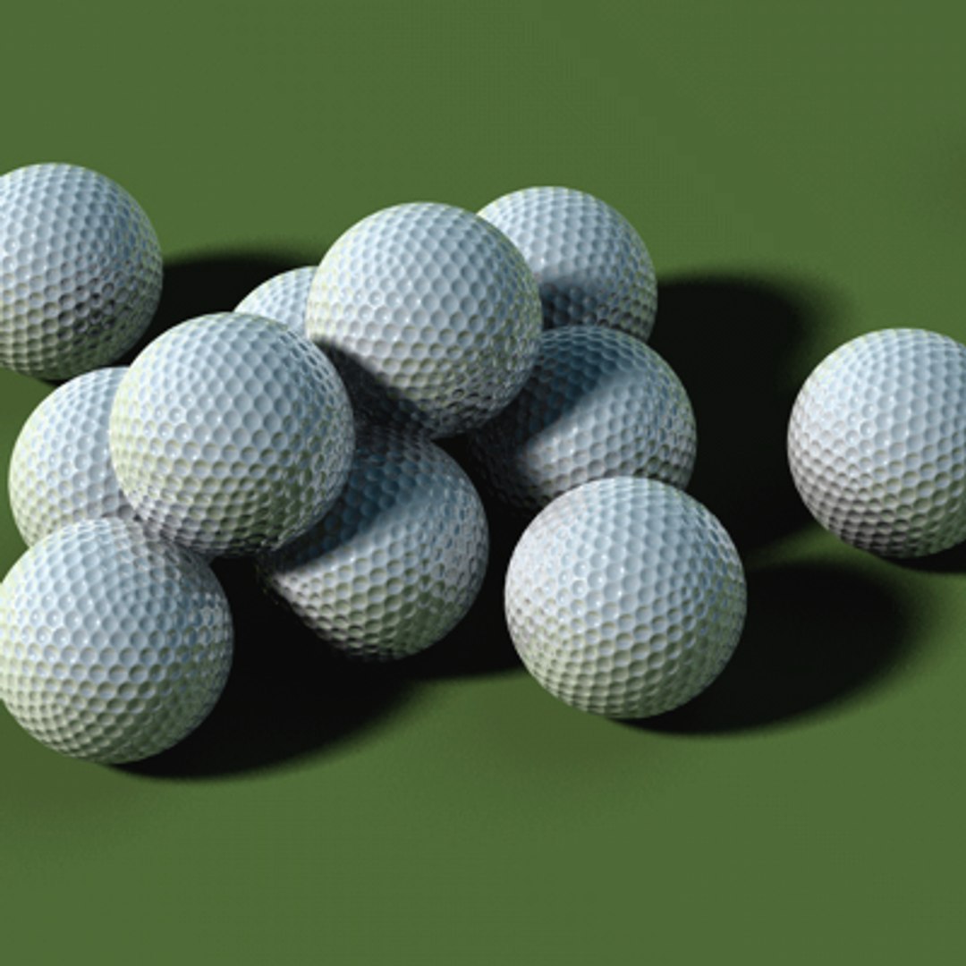 Golf Ball 3d Obj
