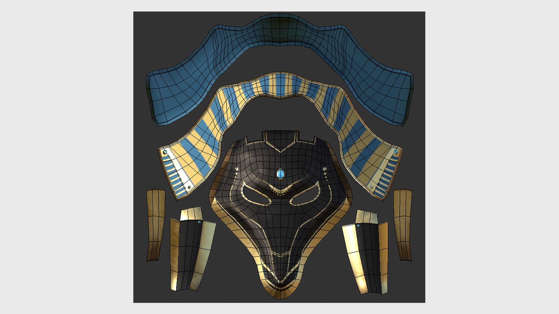 3D Seth Mask A04 - Egyptian Gods Character Clothing Model - TurboSquid ...