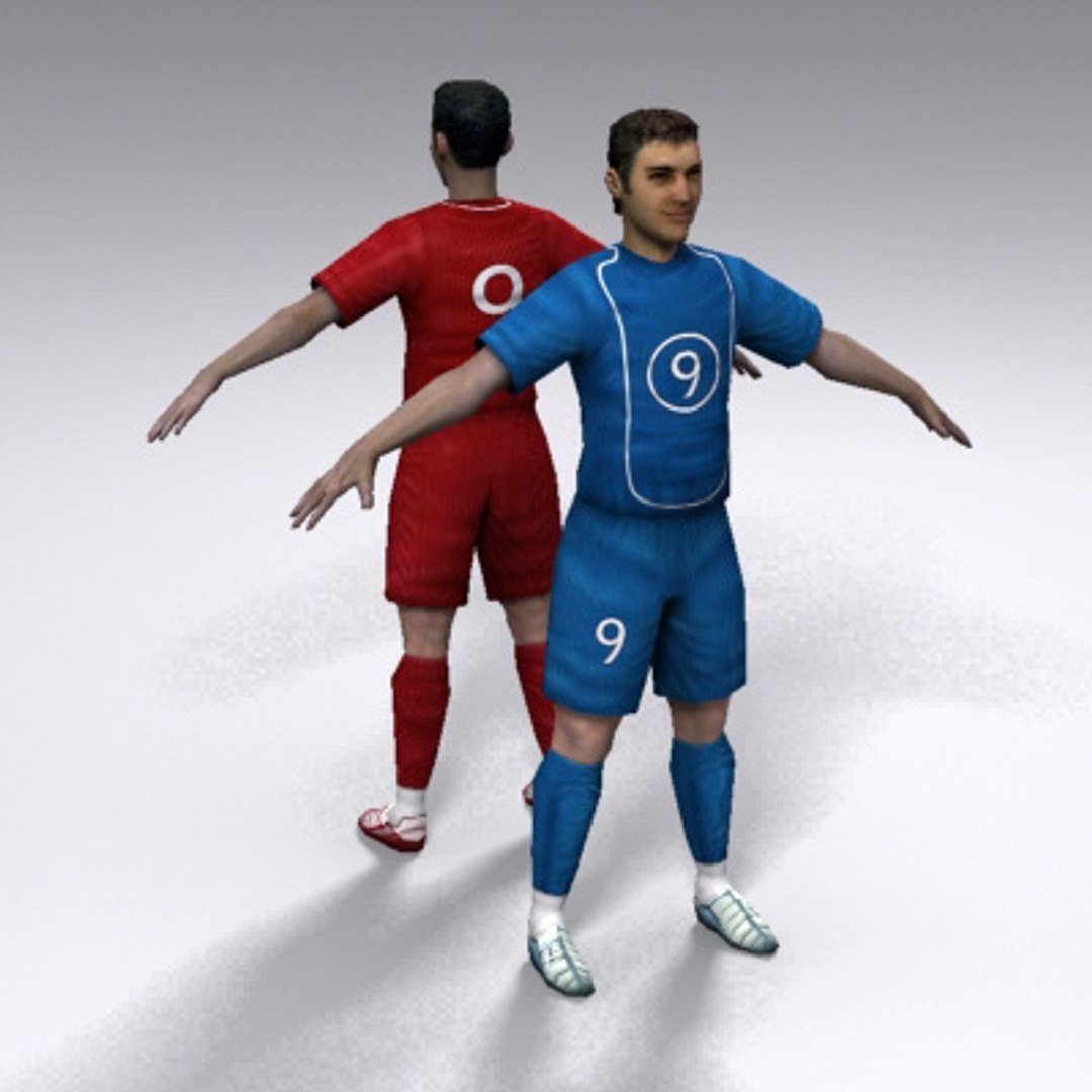 3ds Max Soccer Player