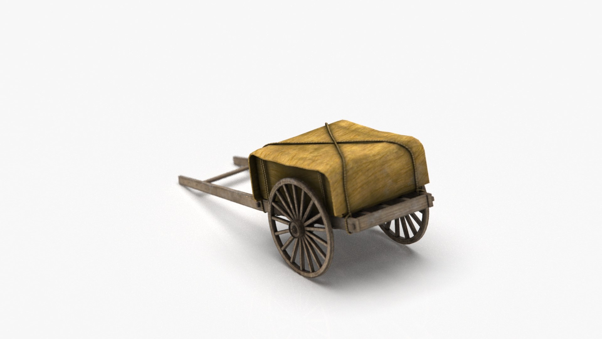 3D Model Feudal Japanese Cart - TurboSquid 1856023