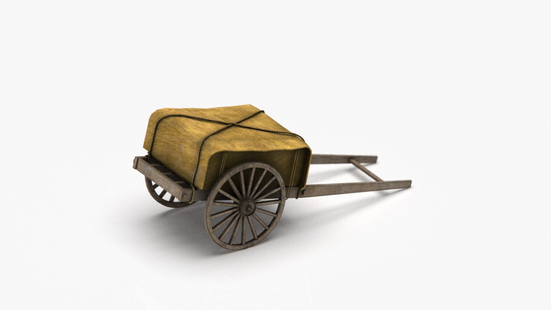 3D Model Feudal Japanese Cart - TurboSquid 1856023