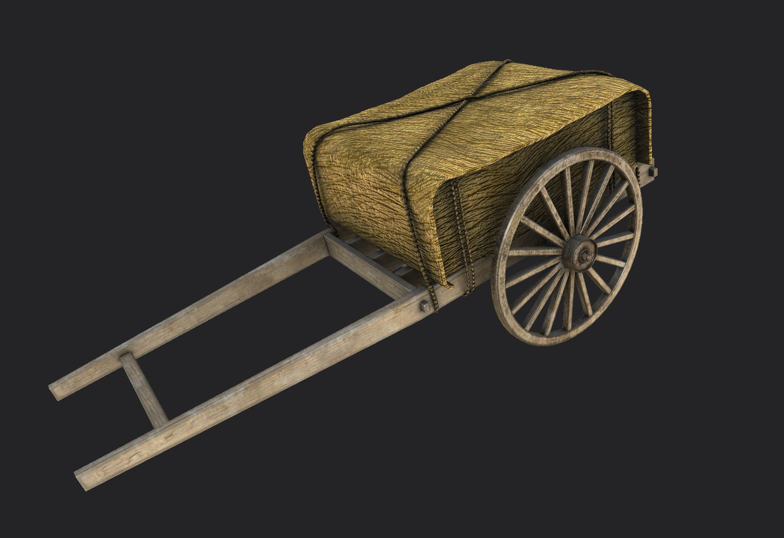 3D Model Feudal Japanese Cart - TurboSquid 1856023