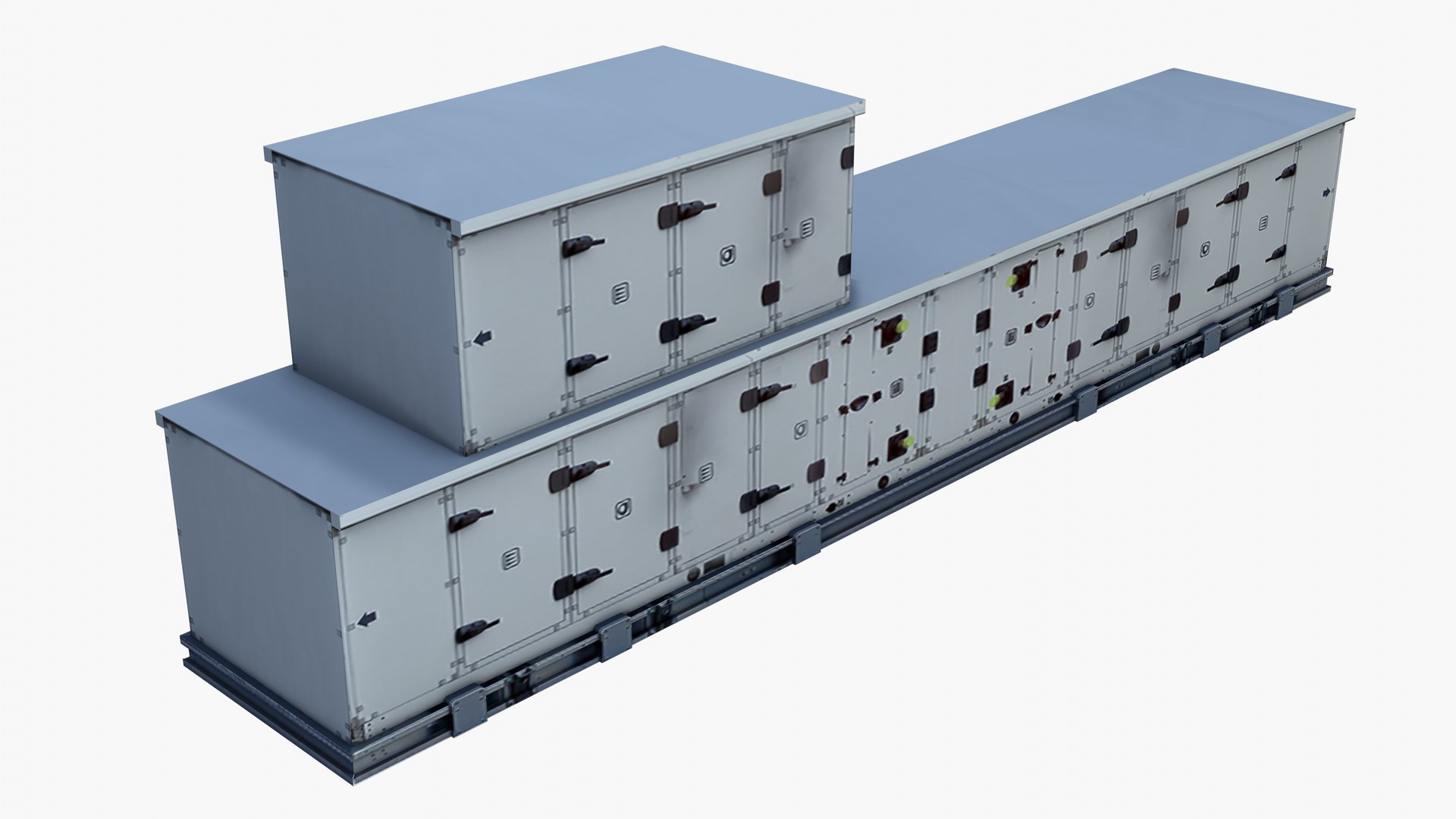 3D Ventilation Unit - Block With Doors Model - TurboSquid 2003050