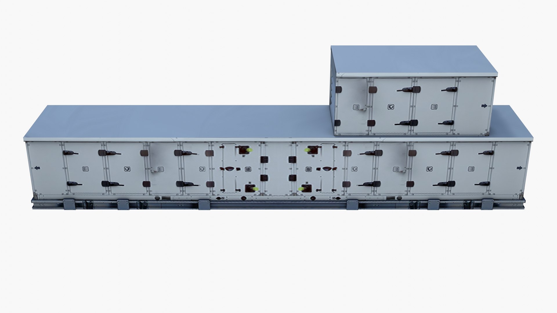 3D Ventilation Unit - Block With Doors Model - TurboSquid 2003050