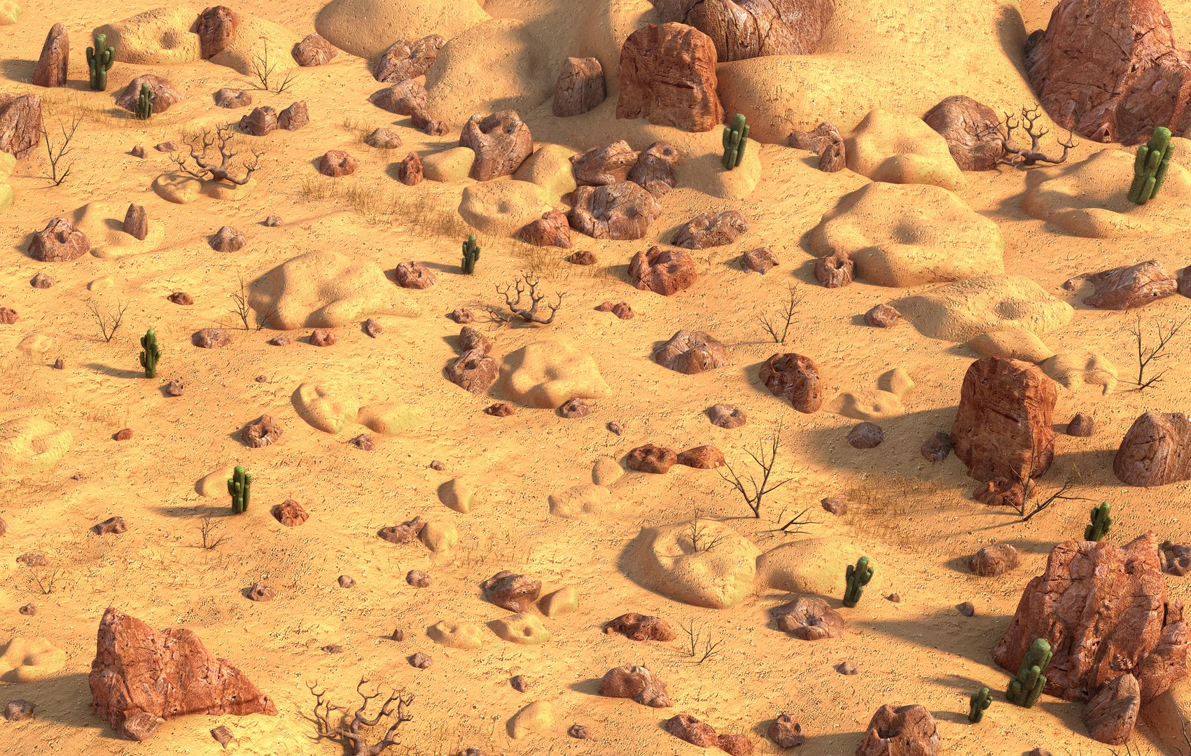 Desert Environment 3D Model - TurboSquid 1383509