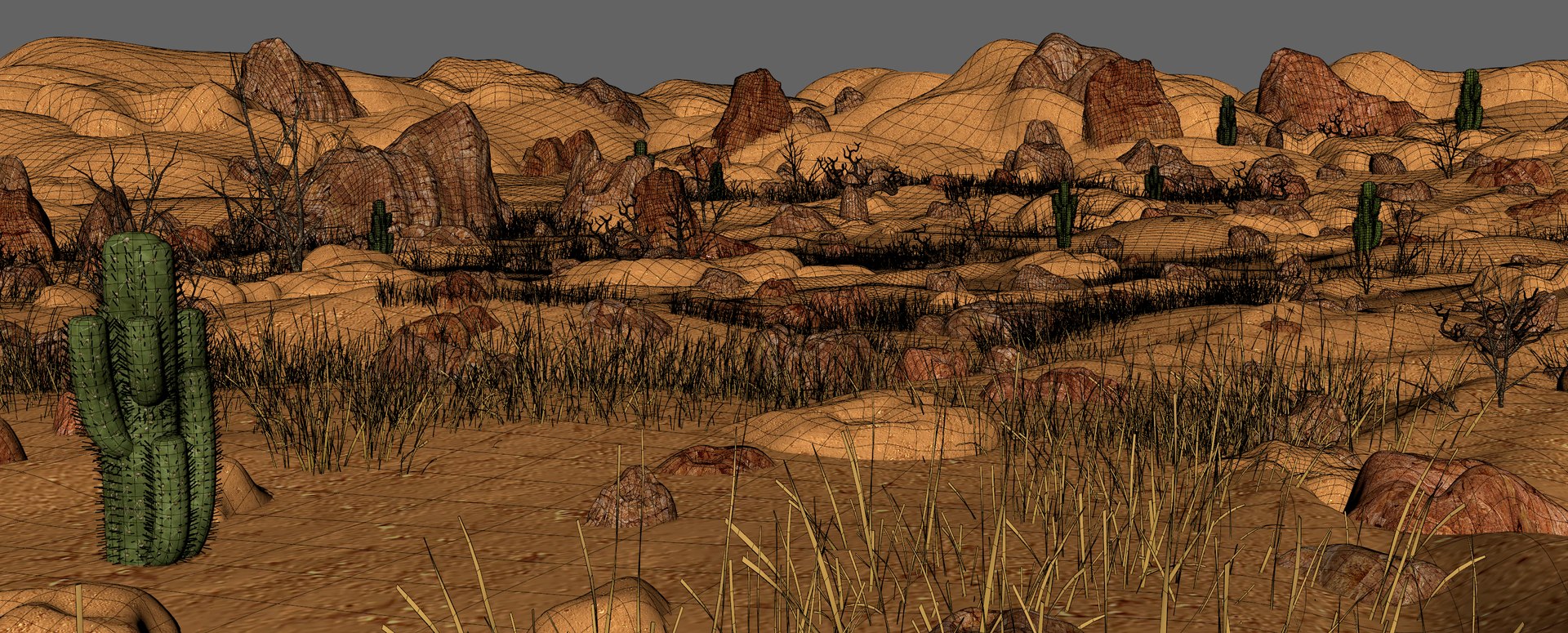 Desert Environment 3D Model - TurboSquid 1383509