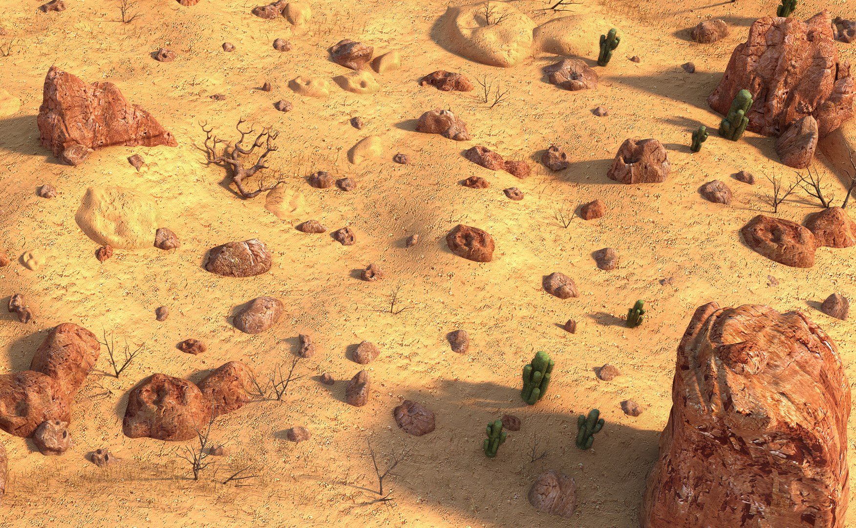 Desert Environment 3D Model - TurboSquid 1383509