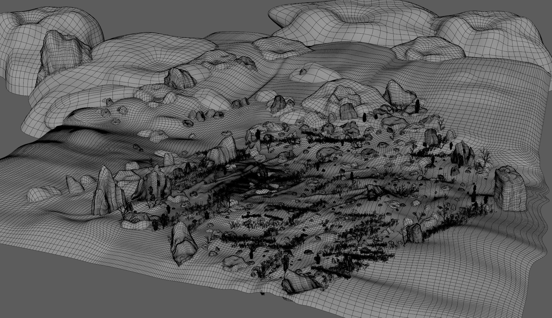 Desert Environment 3D Model - TurboSquid 1383509