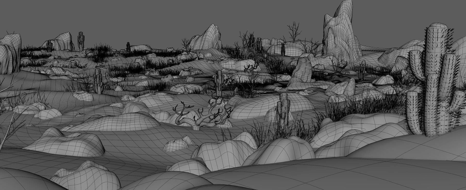 Desert Environment 3D Model - TurboSquid 1383509