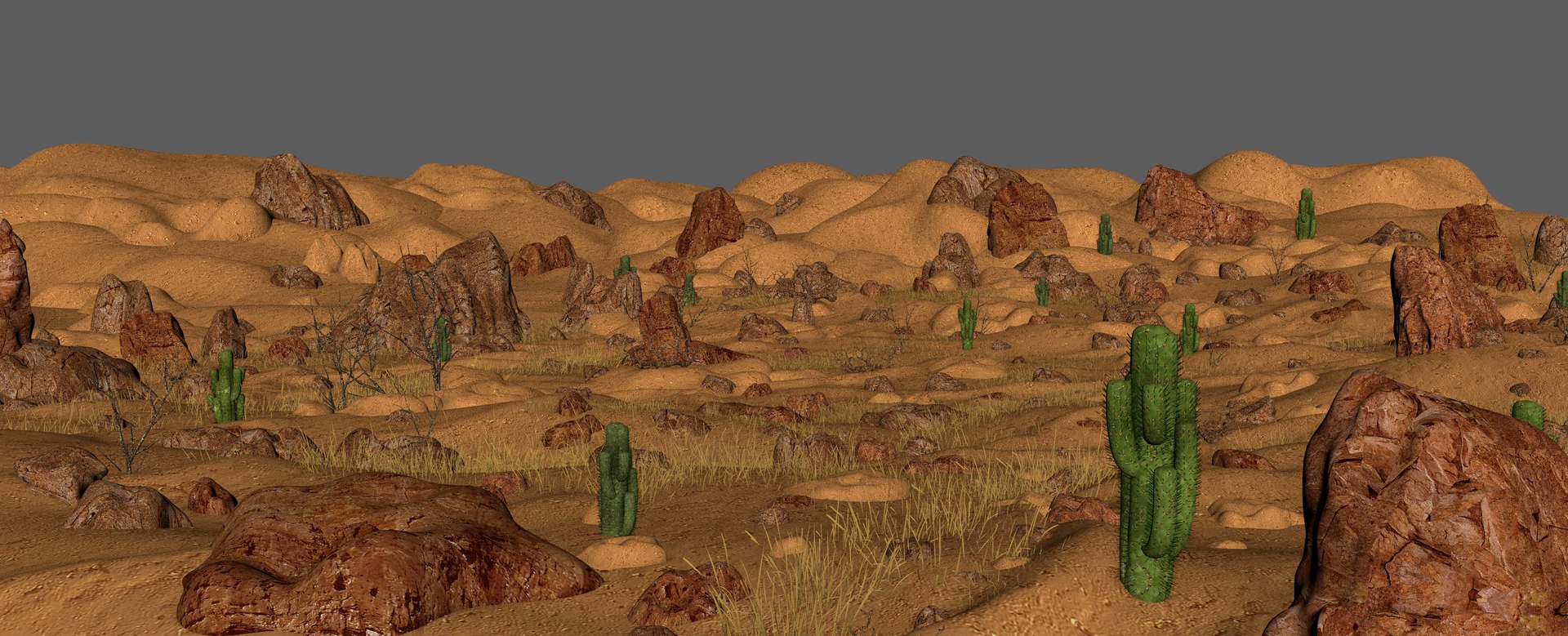 Desert Environment 3D Model - TurboSquid 1383509