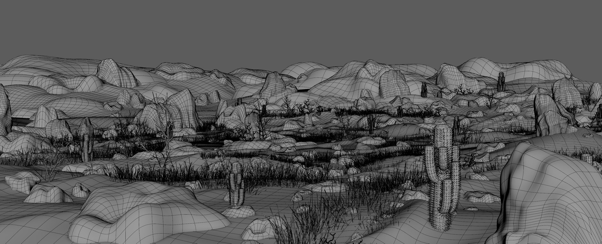 Desert Environment 3D Model - TurboSquid 1383509