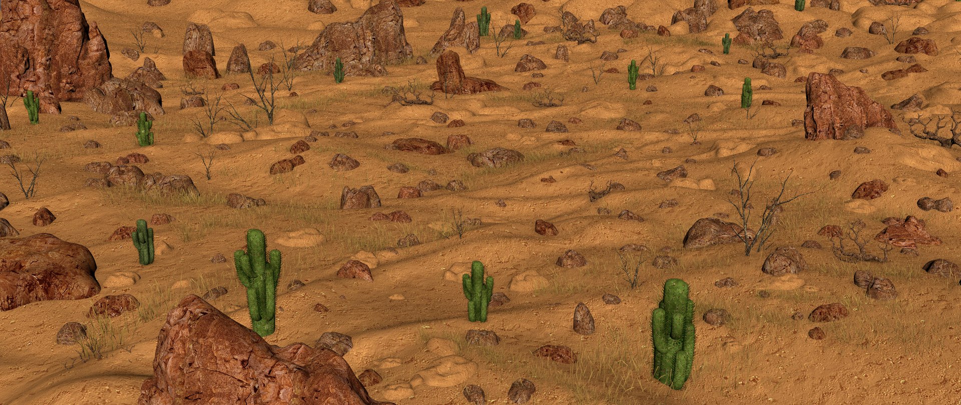 Desert Environment 3D Model - TurboSquid 1383509