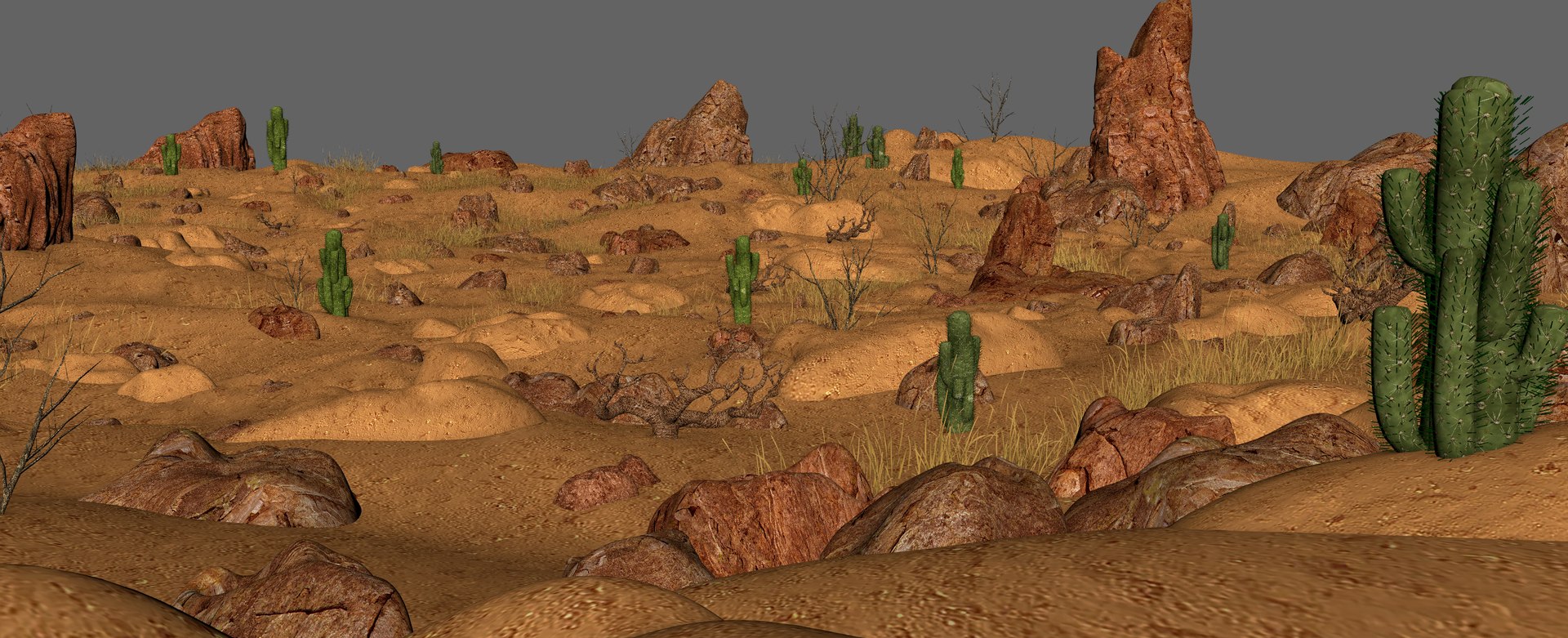 Desert Environment 3D Model - TurboSquid 1383509