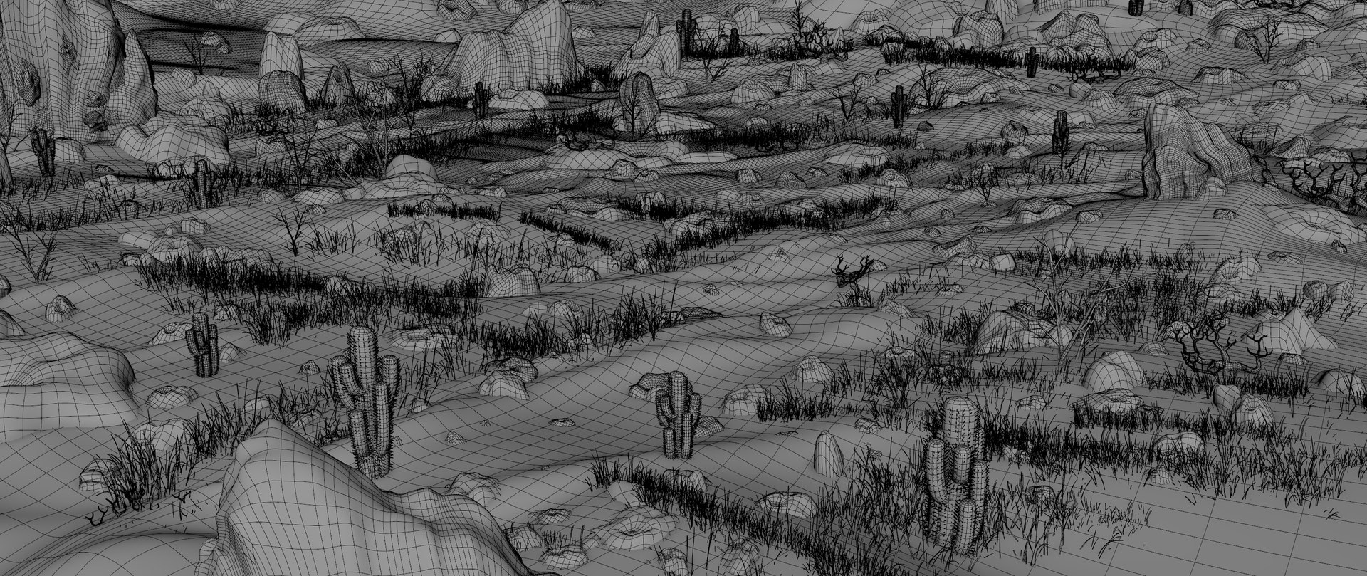 Desert Environment 3D Model - TurboSquid 1383509