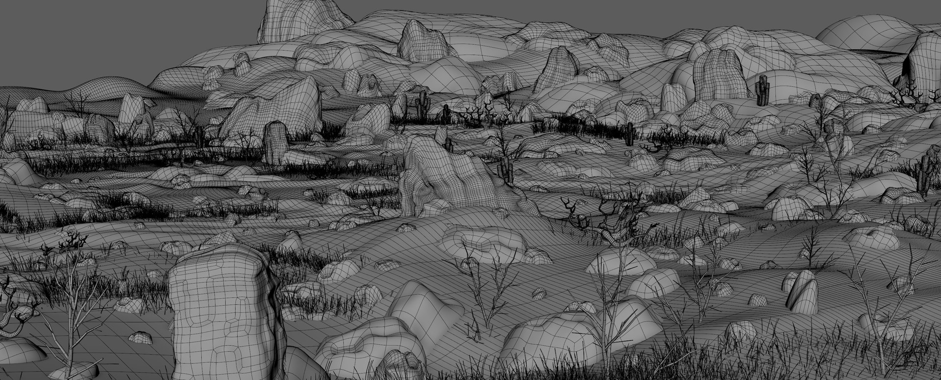 Desert Environment 3D Model - TurboSquid 1383509